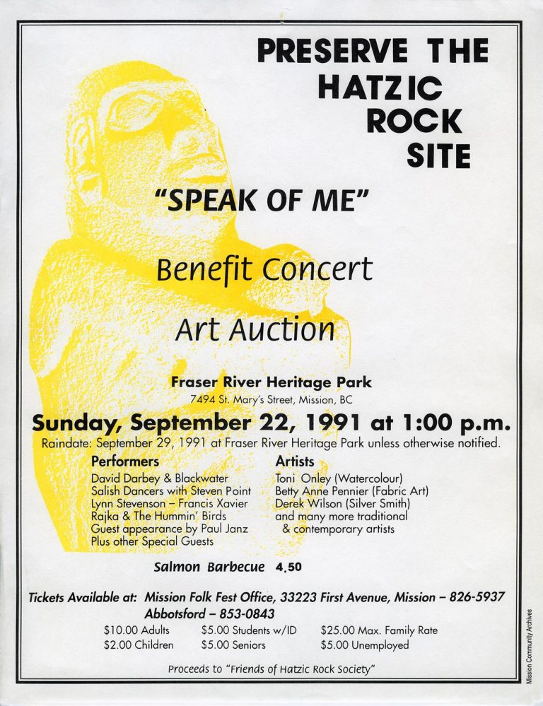 Friends of The Hatzic Rock Society – Xá:ytem